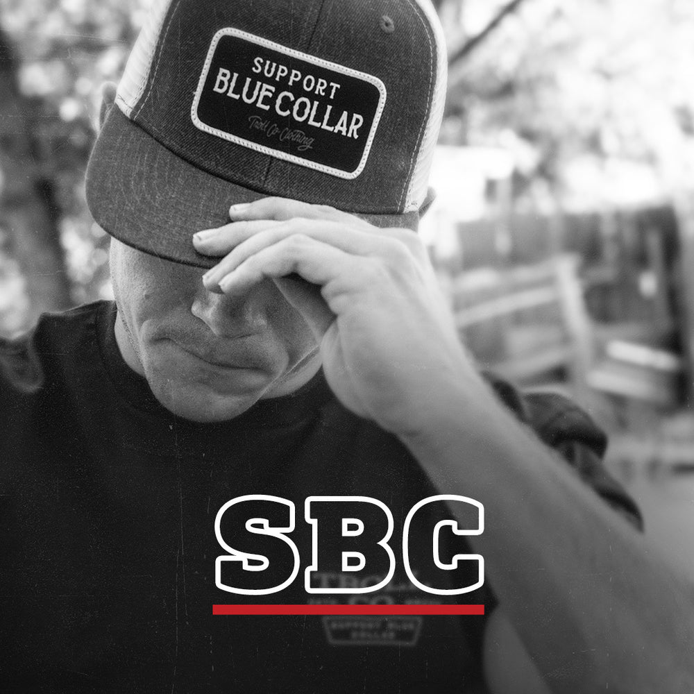 Support Blue Collar Tee - Troll Co.